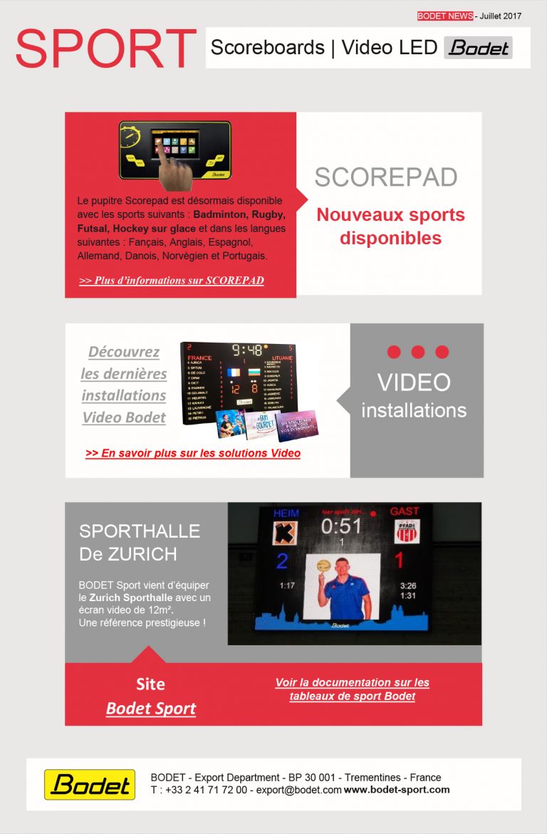 Newsletter BODET – Juillet 2017 – Eltec